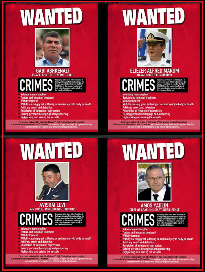 Israel and Stuff » WANTED: Turkish court orders arrest warrants on 4 ...