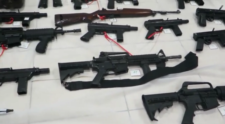 Israel and Stuff » Watch: Israel Police Uncover Terrorists’ Weapons ...