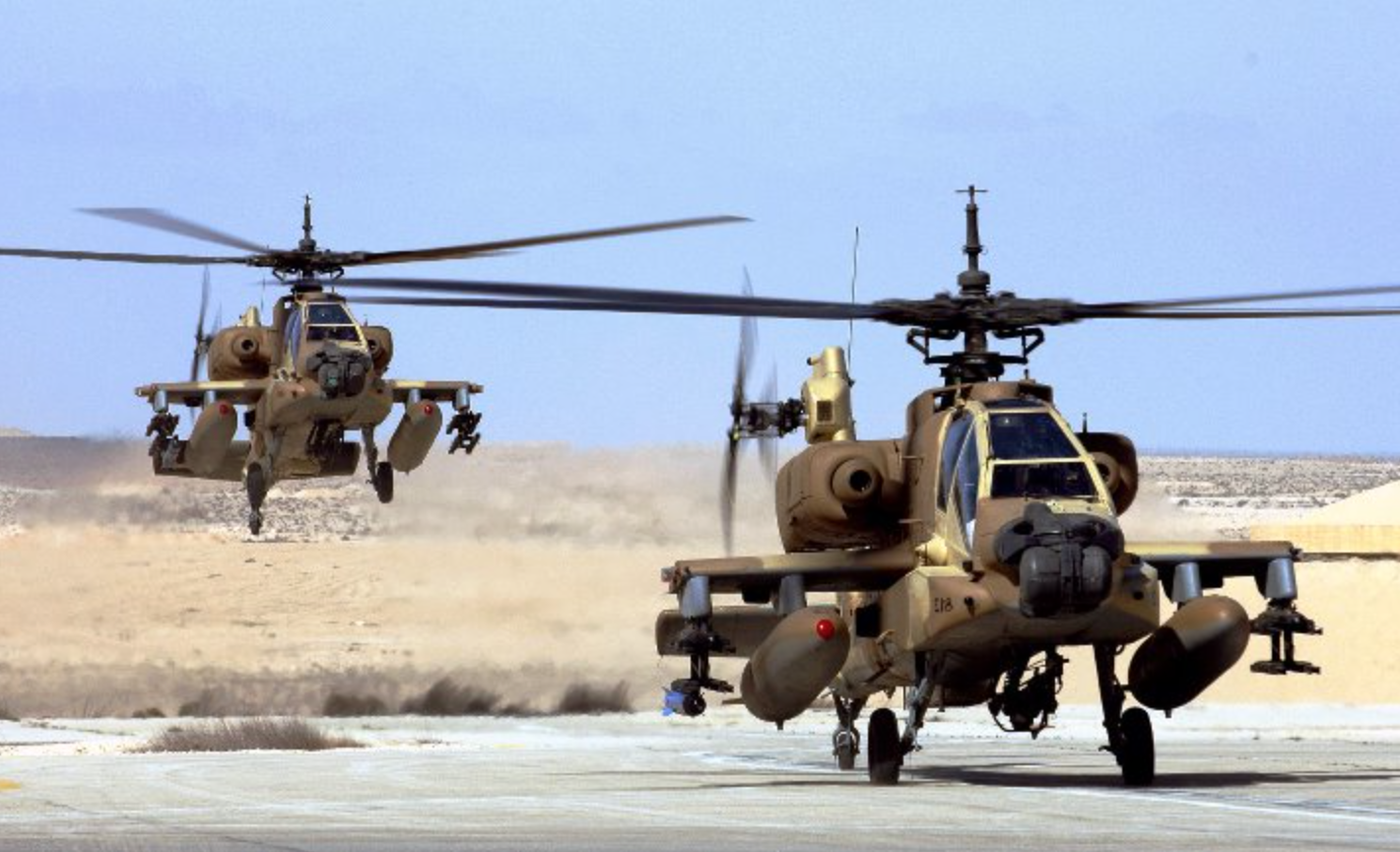 Israel and Stuff » IAF Apaches Peten-Photo: IDF Sspokesperson’s ...