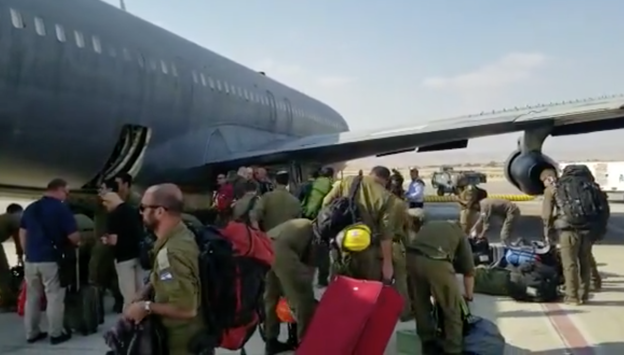 Israel and Stuff » IDF construction & engineering unit arrives in ...