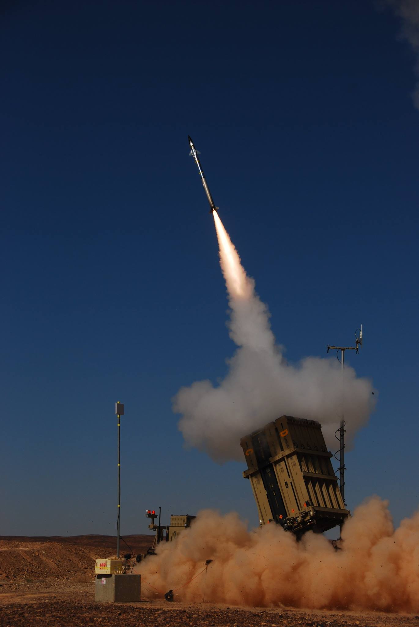 Israel and Stuff » Israel’s Iron Dome missile defense system showcased ...