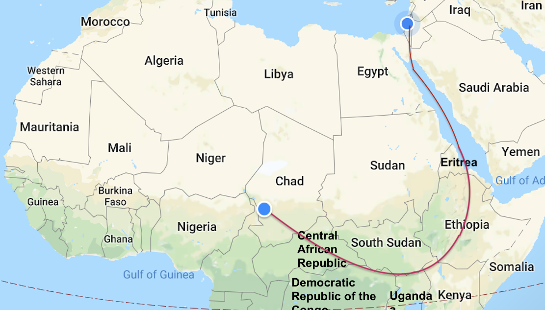 Israel and Stuff » HISTORY MADE: Netanyahu flies over South Sudan from ...