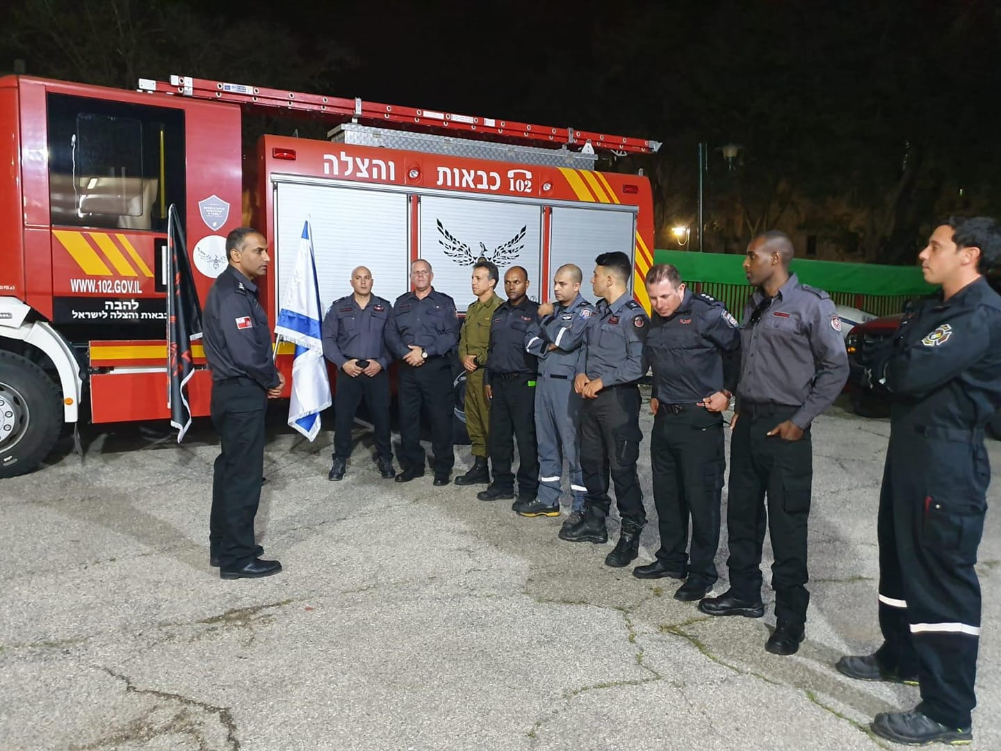 Israel and Stuff » Israeli delegation of firefights deployed to ...
