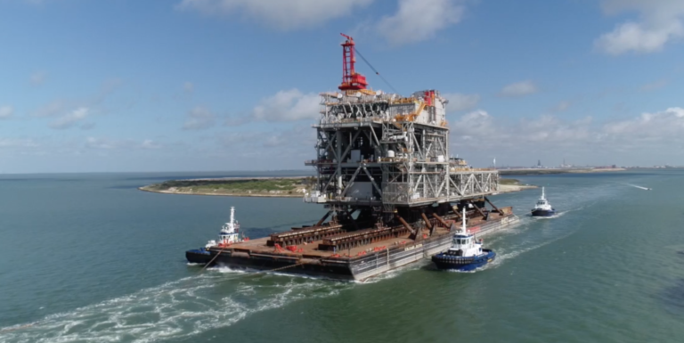 Israel and Stuff » 1st of 4 barges transporting the Leviathan natural ...