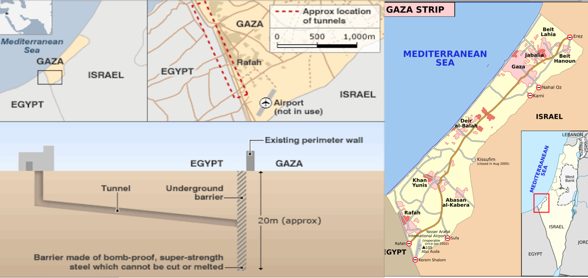 Israel and Stuff » Report: Egypt constructs new underground barrier ...
