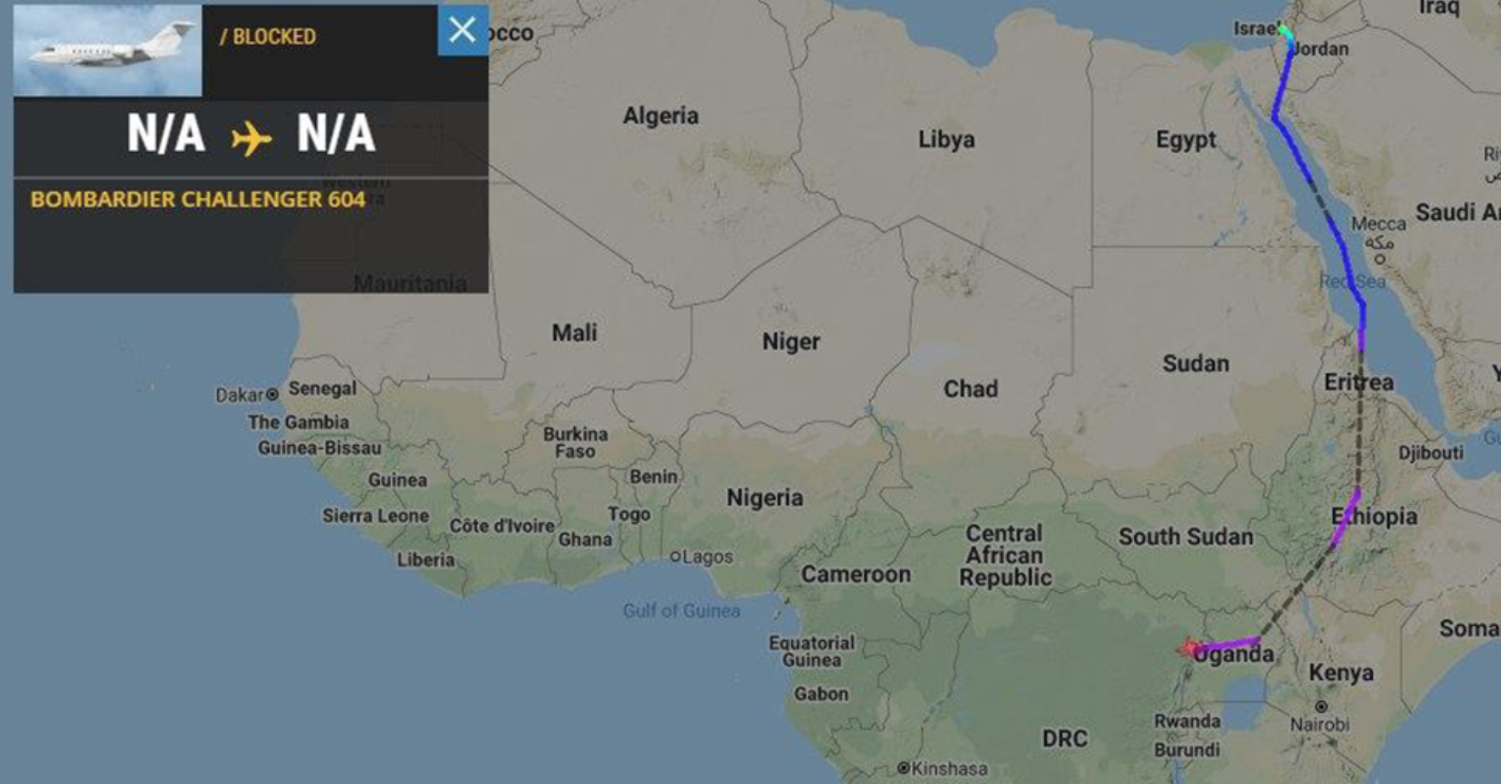 Israel and Stuff » Historic: Israeli plane uses Sudan airspace in non ...